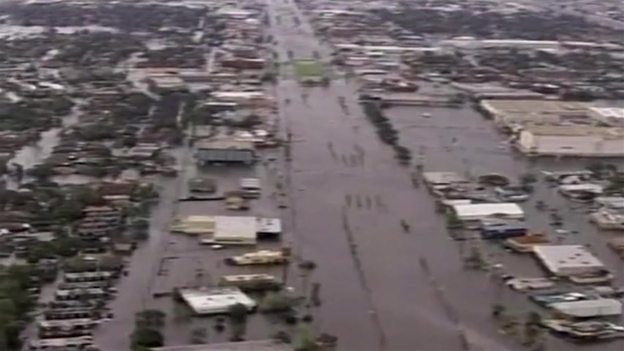 Mapa De Danos Por Inundacao Do Furacao Katrina