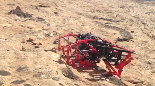 Robotic LEGO Walkers Take the Desert - Videos from The Weather Channel
